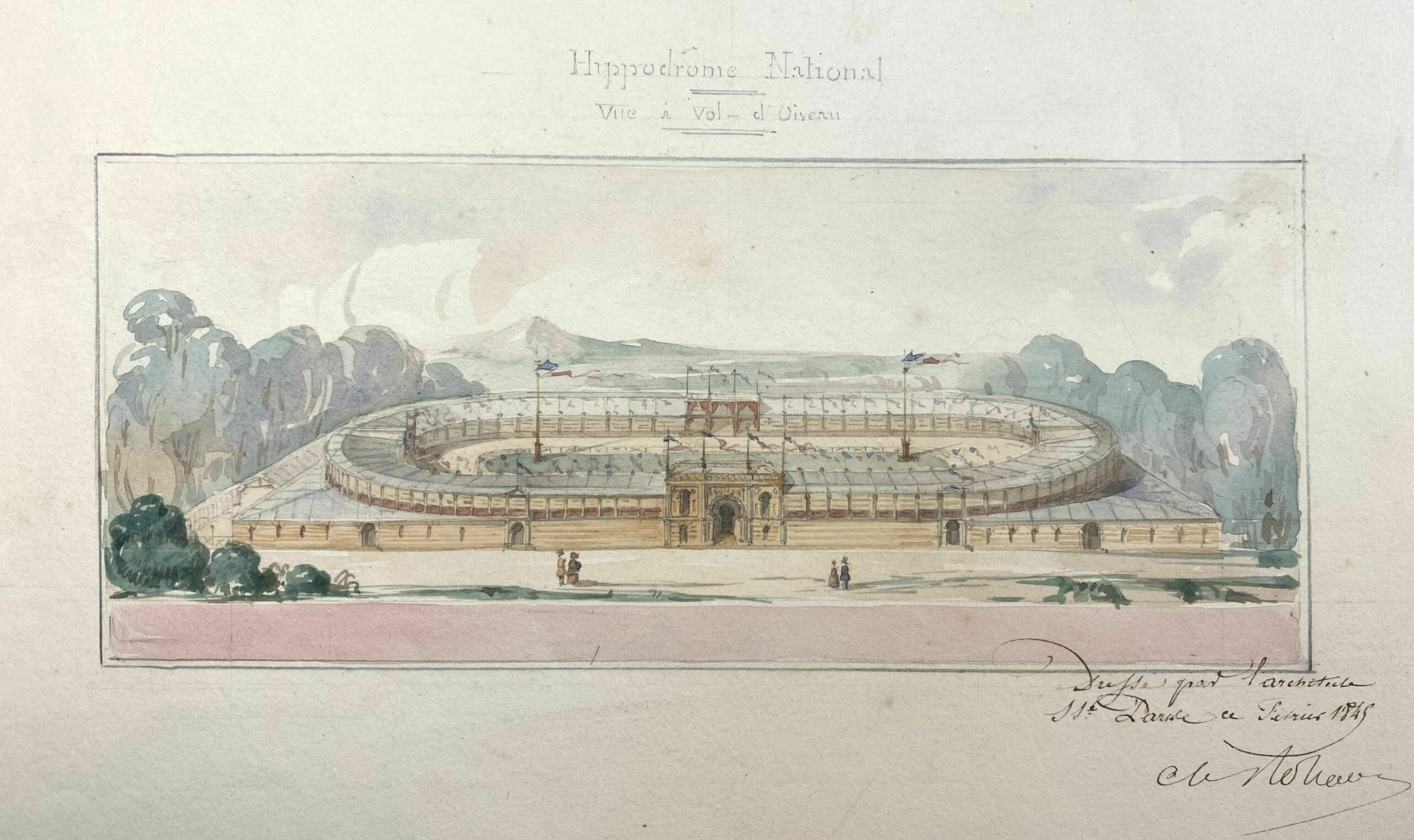 Le stade et la scène : l’Hippodrome national de l’architecte Charles Rohault de Fleury ...
